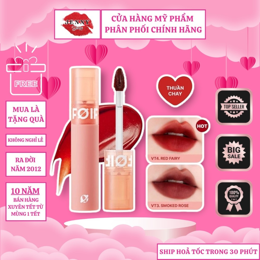 Son Kem Lì Foif By Merzy Daily Velvet Tint | Shopee Việt Nam