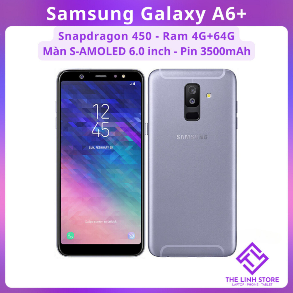 Điện thoại Samsung Galaxy A6+ (Plus) màn Super AMOLED 6.0 inch ...