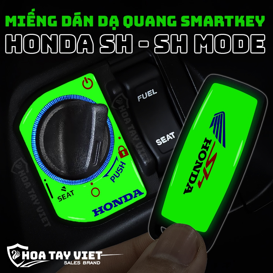Miếng dán ổ khóa Smartkey xe honda SH dạ quang chống trầy xước ổ khóa ...