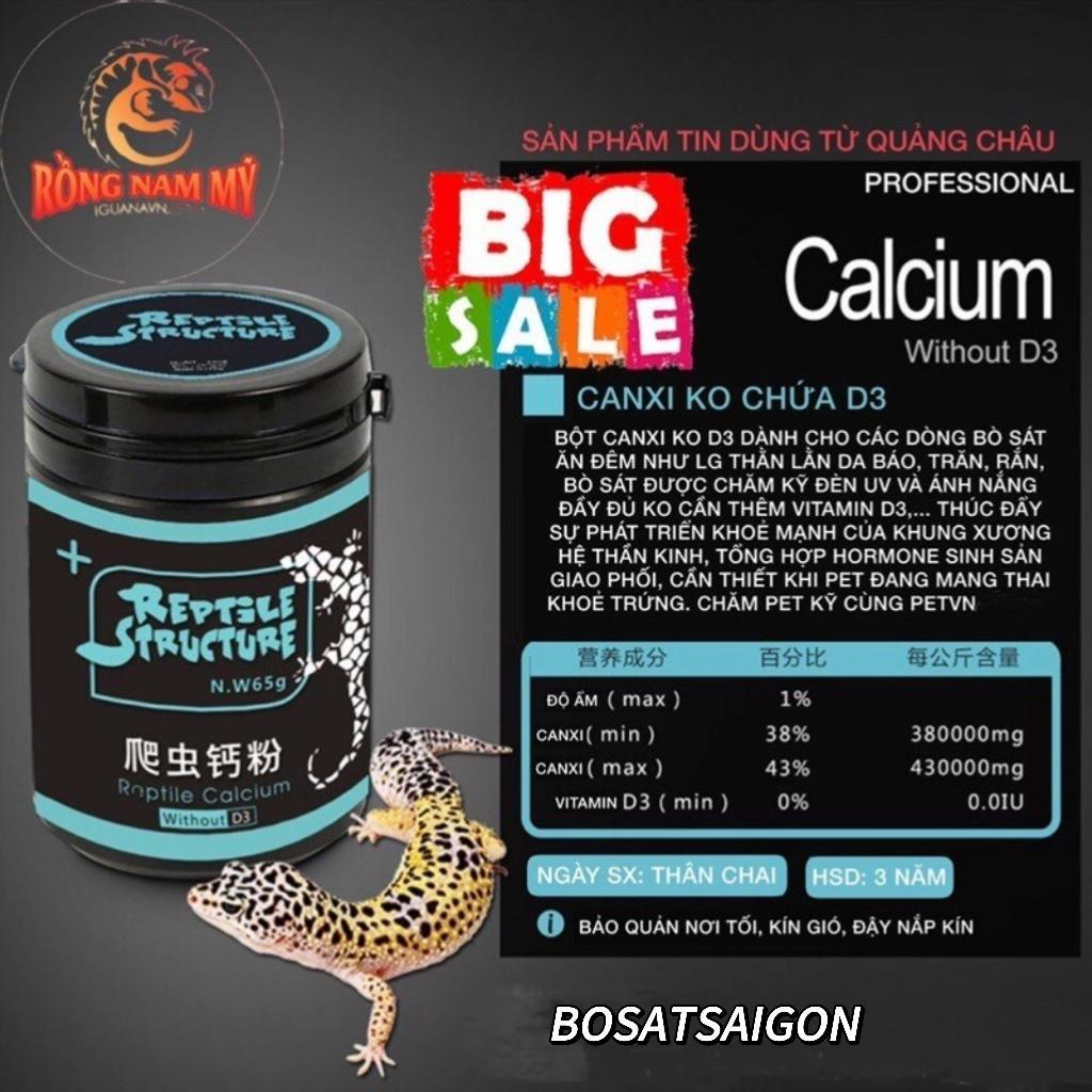 CANXI KHÔNG D3 DÙNG CHO TRĂN, RẮN, LƯỠNG CƯ, THẰN LẰN DA BÁO, TẮC KÈ HOA / calcium leopard gecko ...