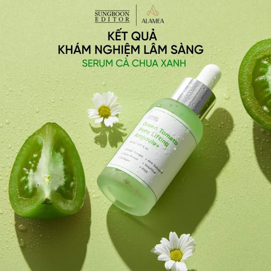 Serum Cà Chua Xanh Sungboon Editor Green Tomato Pore Lifting Ampoule ...