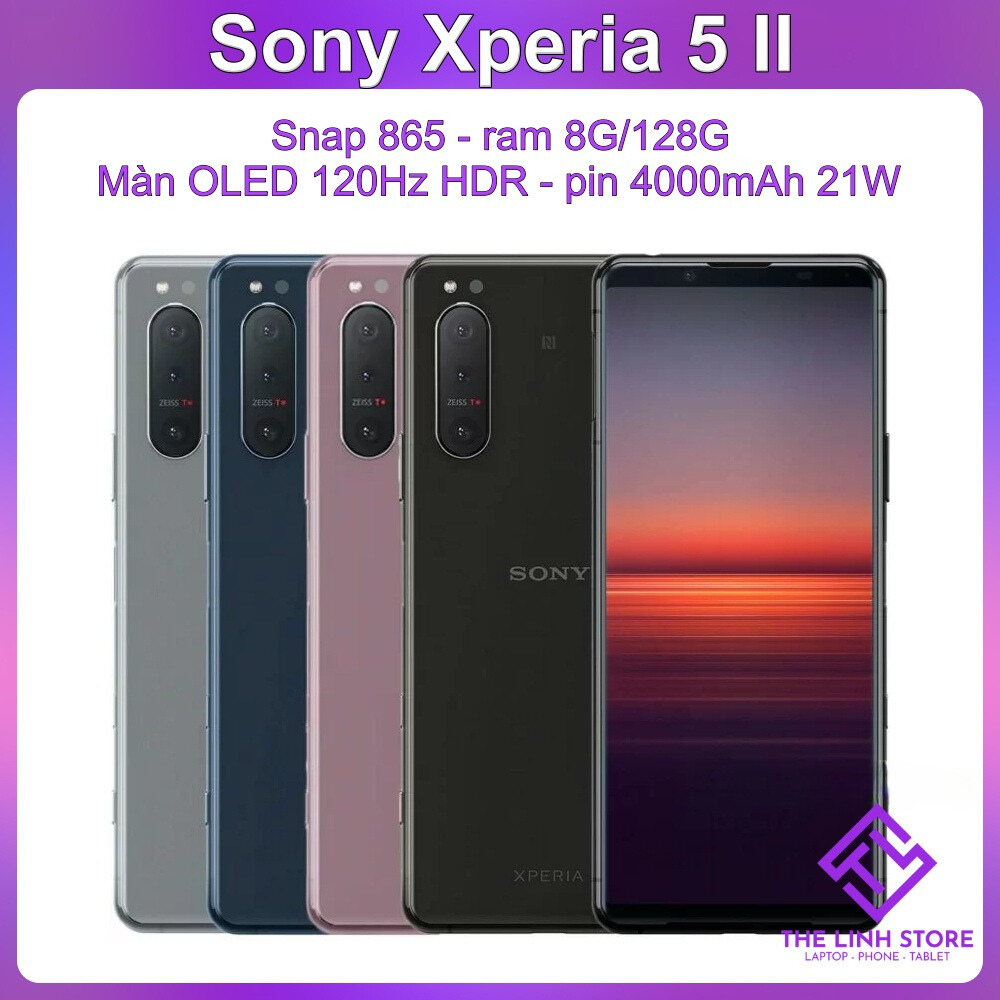 Điện thoại Sony Xperia 5 II (X5 Mark 2) 2 Sim màn OLED 120Hz - Snap 865 ram 8G 128G | Shopee ...