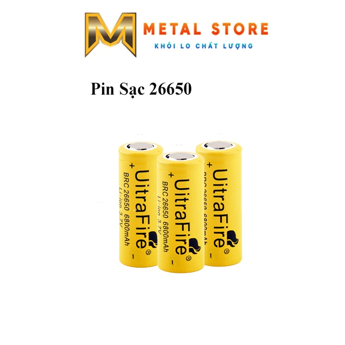 Pin sạc đèn dung lượng mạnh 26650 dung lượng cao 6800mah | Shopee Việt Nam
