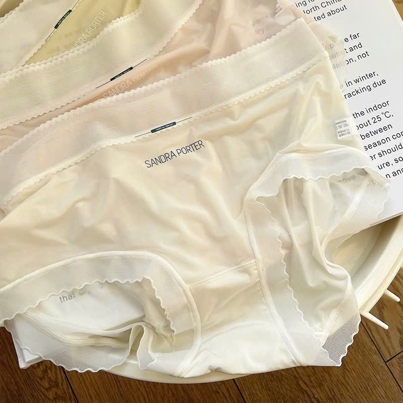 COMBO 10 Quần lót nữ lụa SANDRA PORTER xinh xắn từ 40 - 70KG , có che ...