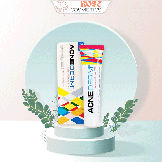 Kem giảm mụn, làm trắng da Acne Derm 20% Azelaic ( Acnederm ) | Shopee ...