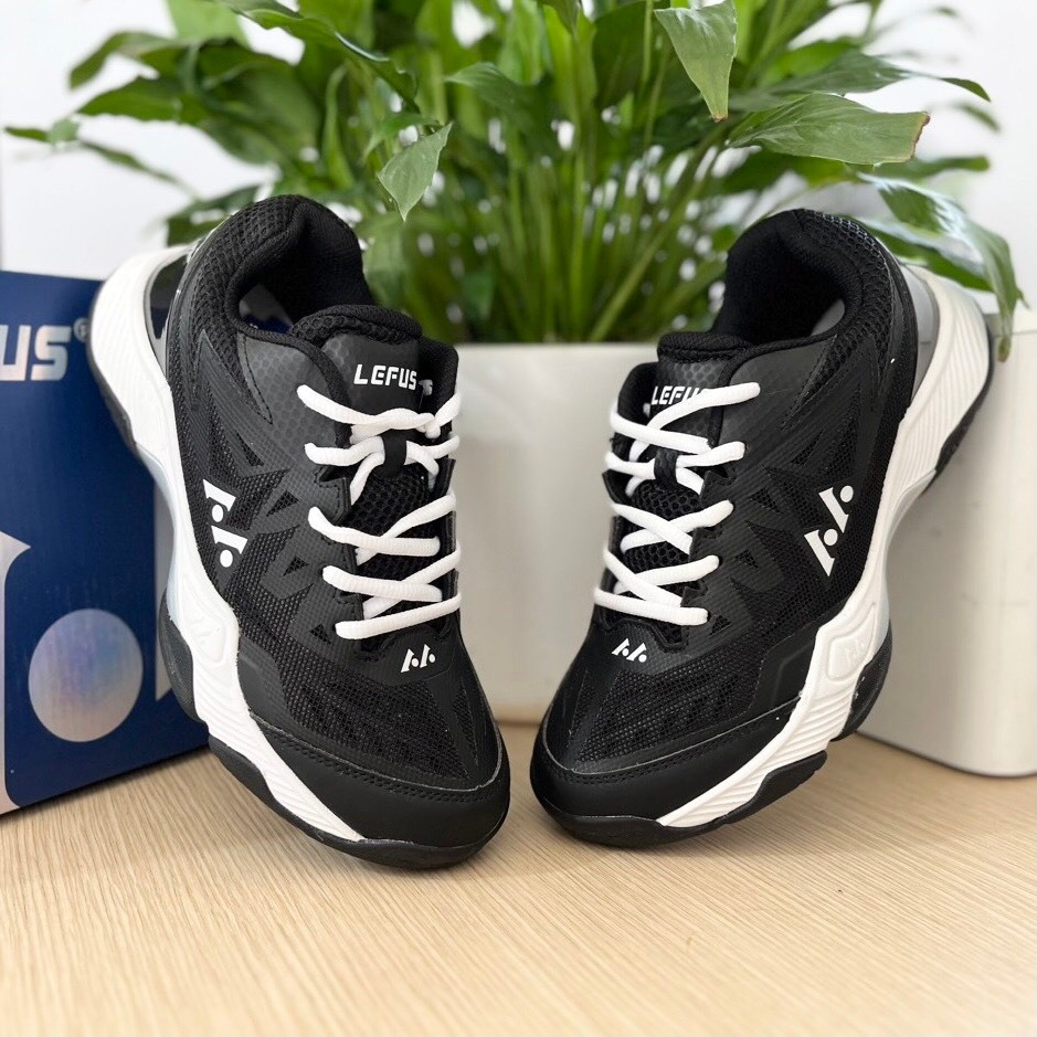 Giày cầu lông, bóng chuyền Lefus L028 đen, xanh, trắng vàng - Giày Pickleball Lefus | Shopee ...