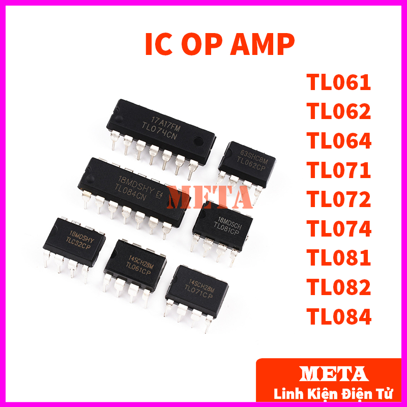 IC OP AMP TL061, TL062, TL064, TL071, TL072, TL074, TL081, TL082, TL084 DIP8, DIP14 | Shopee ...