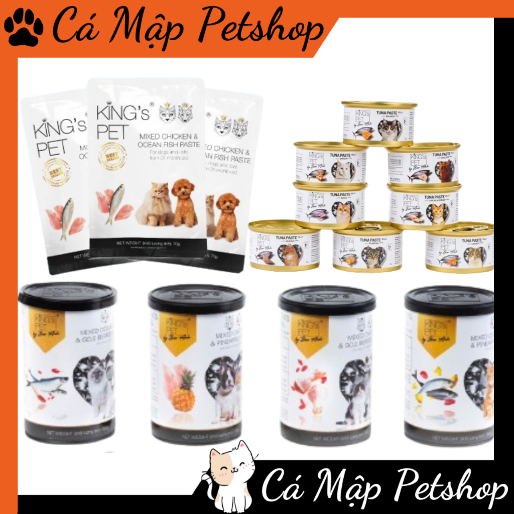 Pate cho mèo King's Pet, Pate KingPet cho chó mèo từ 1 tháng tuổi - Lon ...