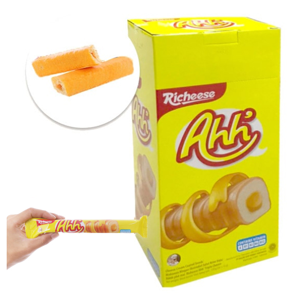 Bánh Snack phủ Phô Mai Nabati AHH 90g (10 gói x 9g) | Shopee Việt Nam