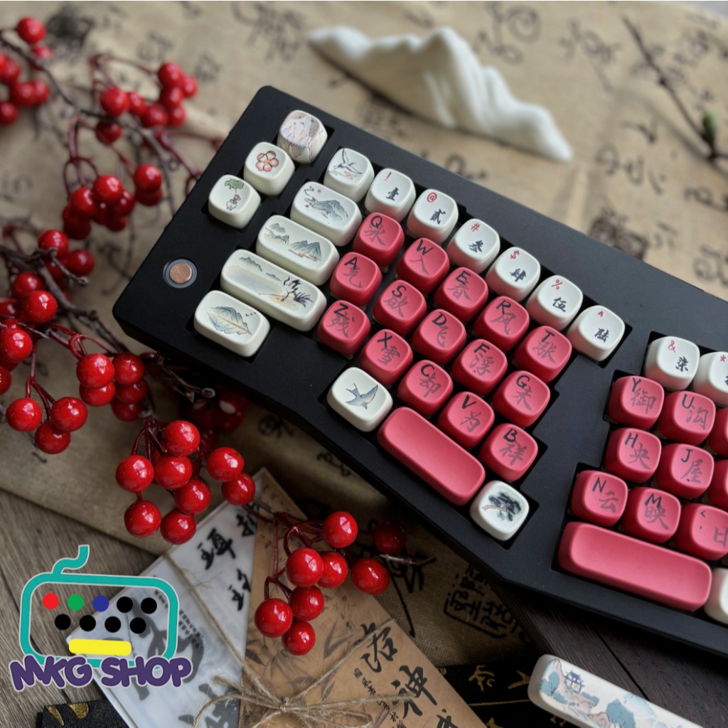 Keycap Giang Hồ | Chinese font | PBT dyesub | COA profile | Bộ nút bàn ...