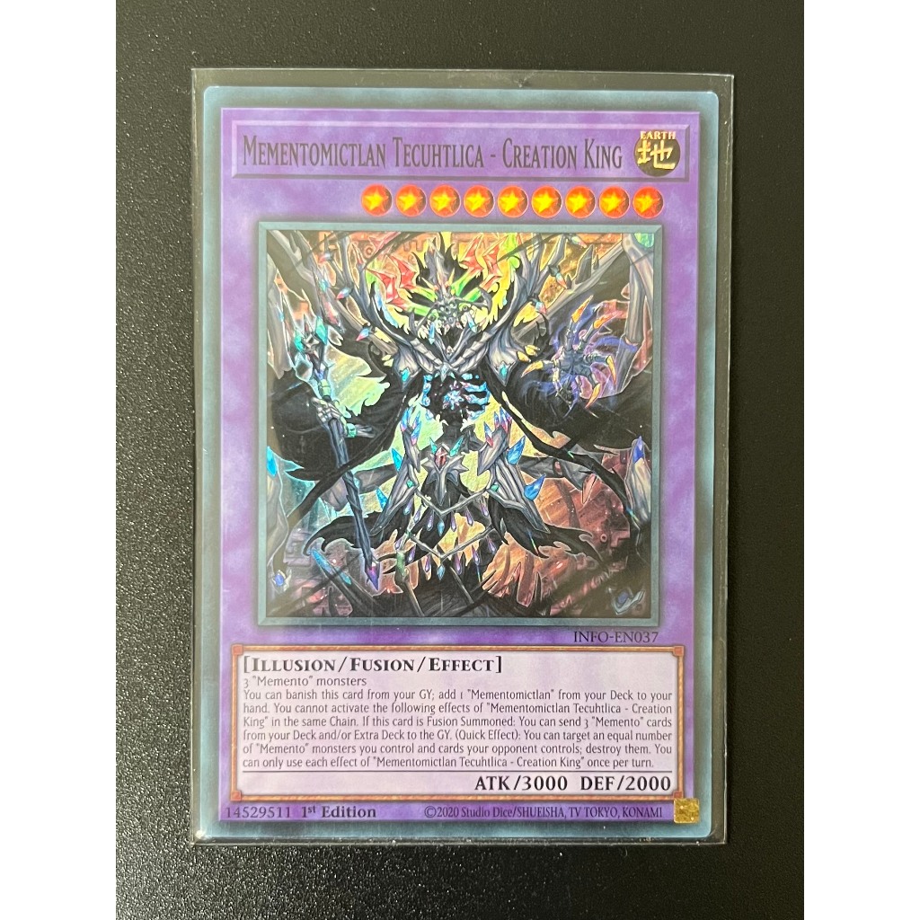 YMS - [Thẻ bài Yugioh] - [TCG-UK] - INFO-EN037 - Mementomictlan Tecuhtlica - Creation King ...