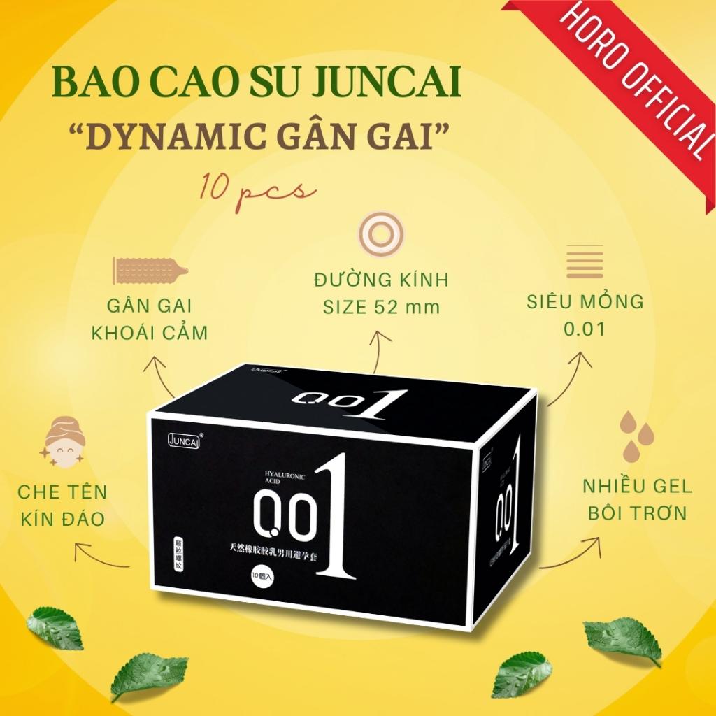 Bao cao su Juncai 001 gân gai siêu mỏng kéo dài thời gian, bcs olo nội địa Trung cao cấp nhiều ...