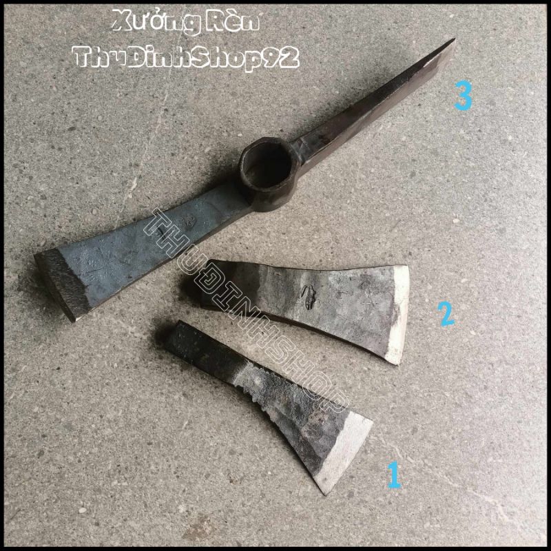[Lưỡi Rìu_Không Cán] Búa Rìu Bổ Củi Chặt Cây & Cuốc Chim 2 Đầu chất ...