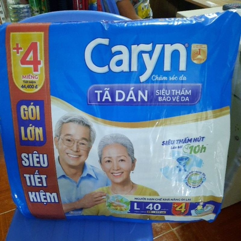 TẢ DÁN CARYL DÀNH CHO NGƯỜI GIÀ size L 40 TẶNG 4 MIẾNG GIÁ 408K ...