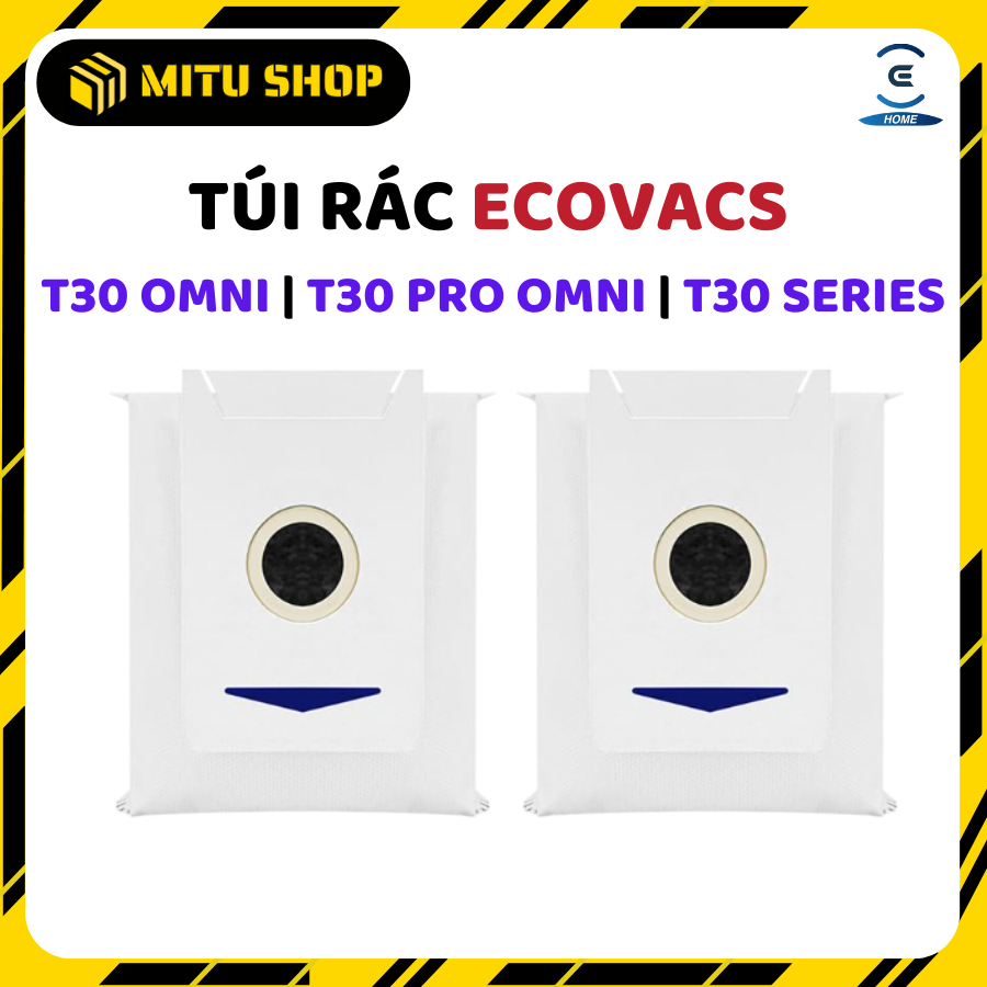 Túi rác thay thế robot hút bụi Ecovacs Deebot T30 | T30 Omni | T30 Pro Omni | T30 Mix | T30 ...