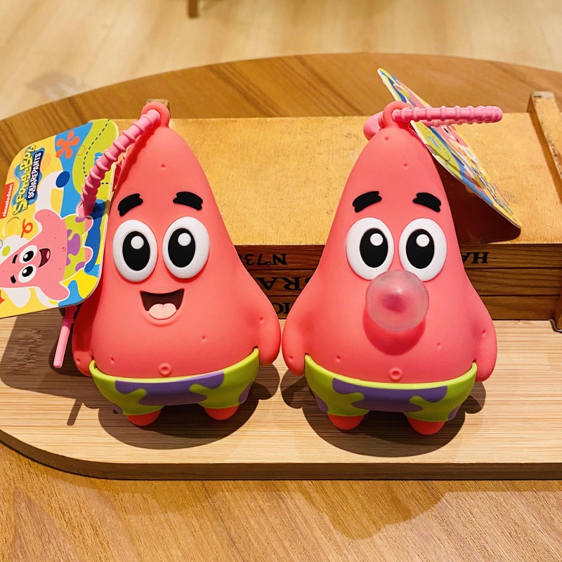 Móc khóa bóp hơi cao su Patrick Star hồng | Shopee Việt Nam