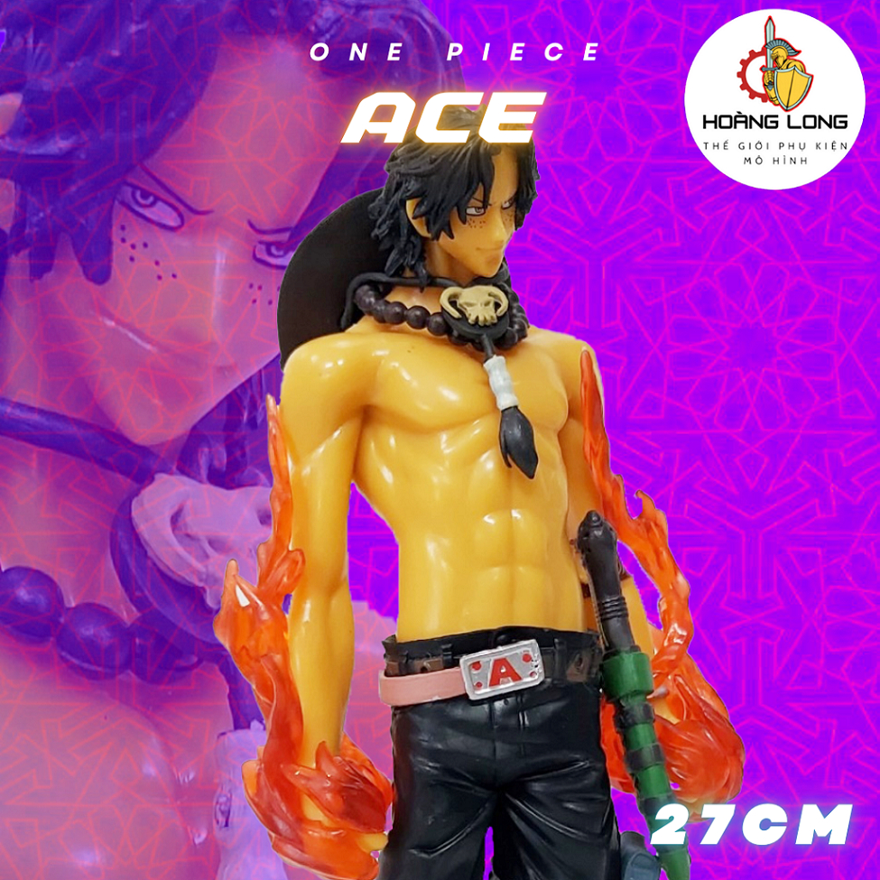 Mô hình ACE 27cm, figure One Piece, quà tặng Sưu tầm Độc đáo, trang trí ...