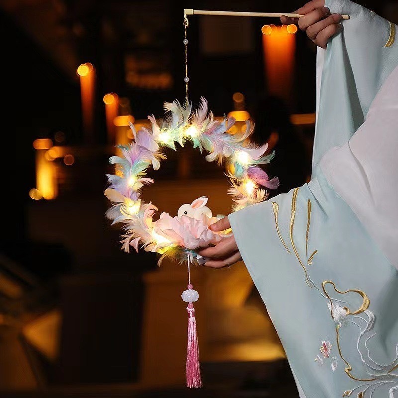 Lồng đèn trung thu, đèn lồng trang trí, lồng đèn con thỏ, lồng đèn thỏ ...