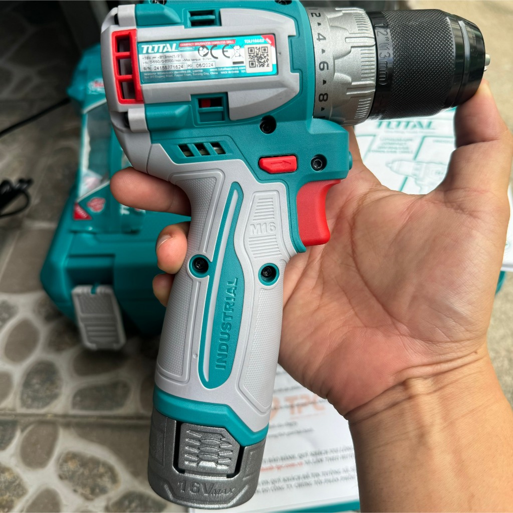 MÁY KHOAN PIN KHÔNG THAN 16V TOTAL (13MM) TDLI16682 | Shopee Việt Nam