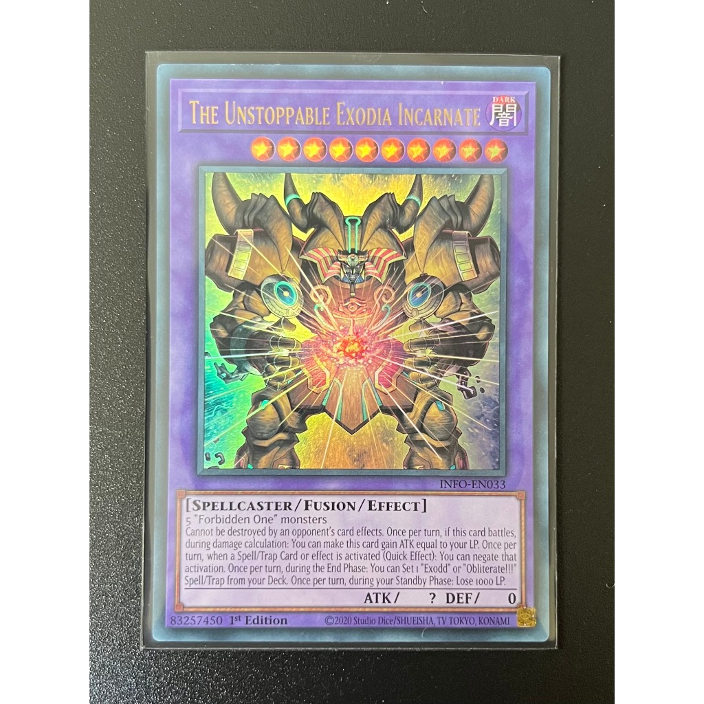 [Thẻ bài Yugioh] - [TCG-UK] - INFO-EN033 - The Unstoppable Exodia ...