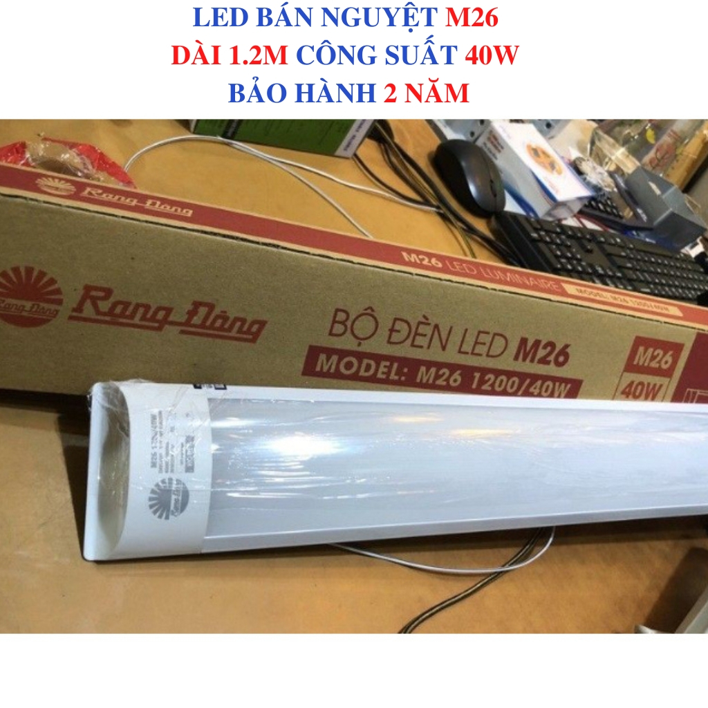 Đèn LED Bán Nguyệt Rạng Đông M26 60cm 20W 120cm 40W- Chính hãng bảo ...