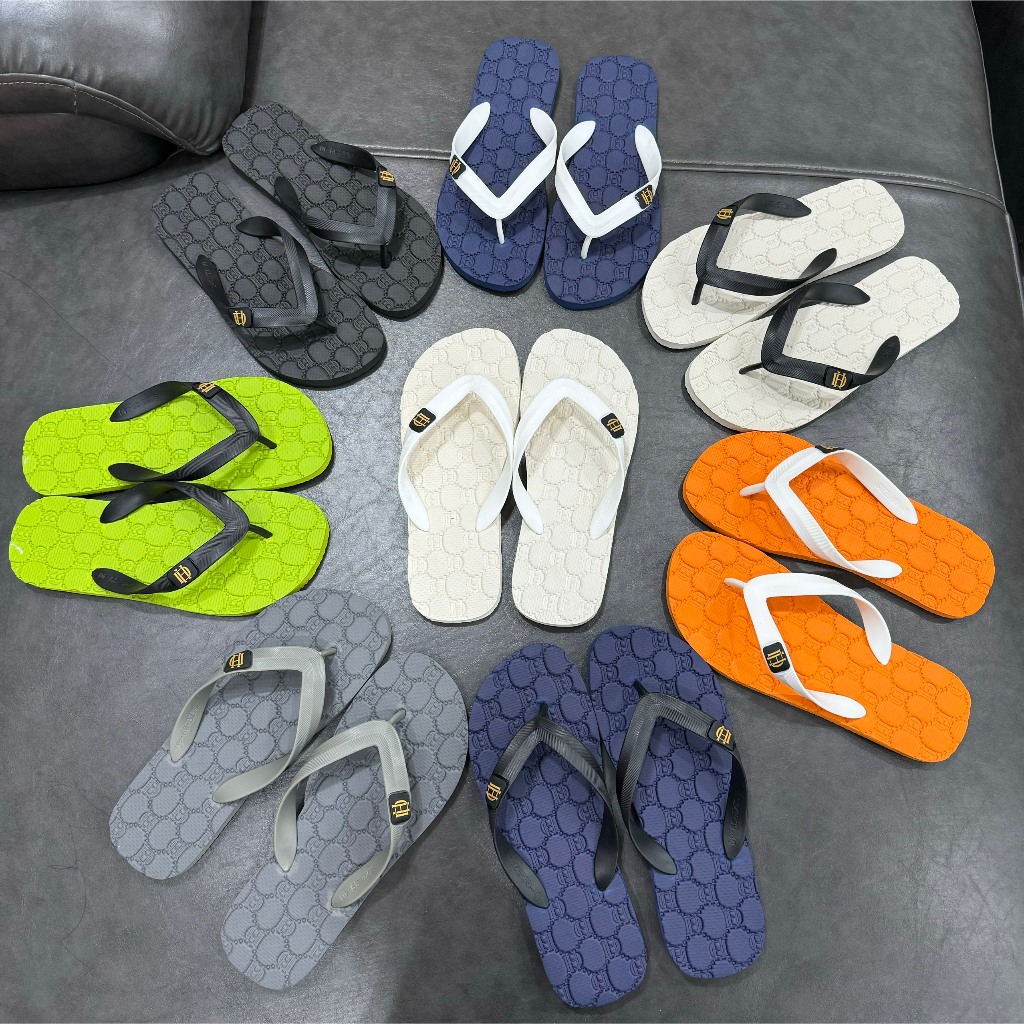 Dép tông - lào nam logo HD chất liệu cao su thái đế in vân mũi tròn êm ...