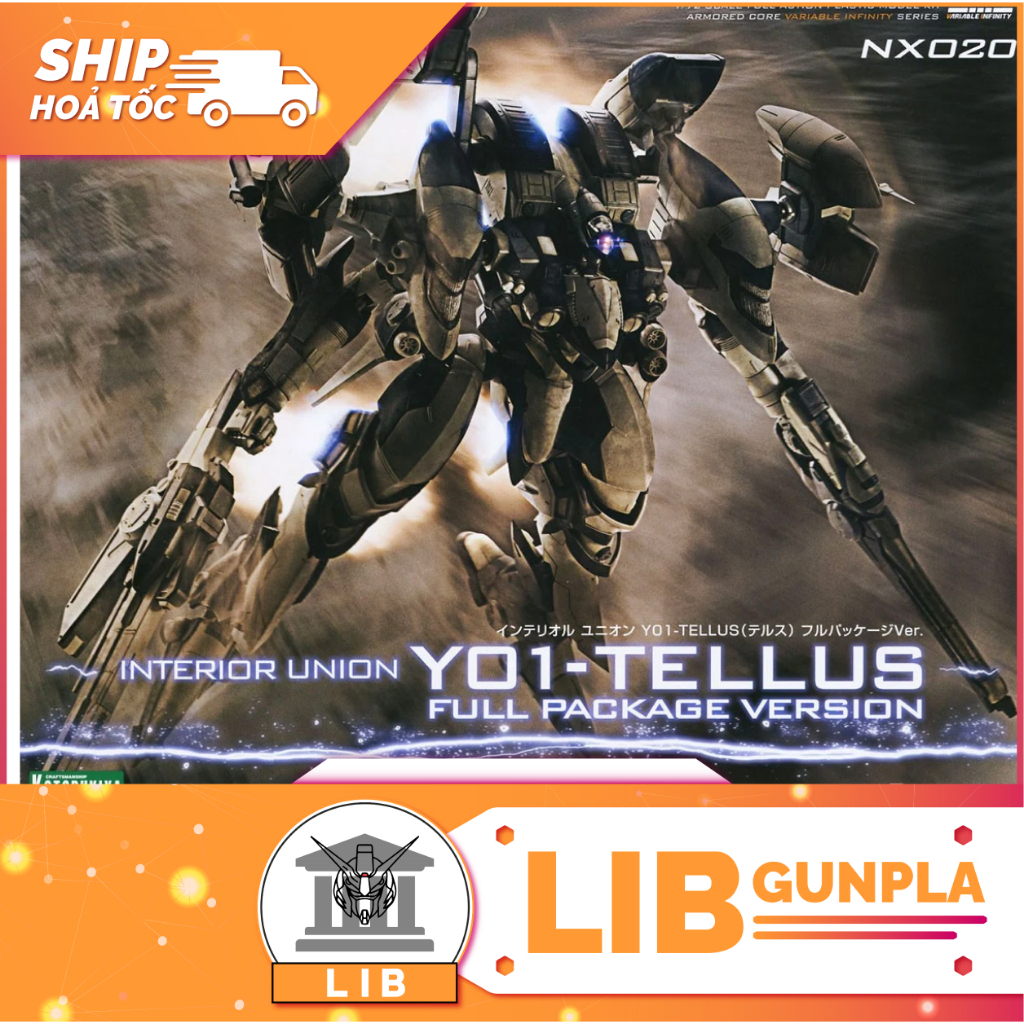 Mô hình lắp ráp Kotobukiya - Armored Core VI Variable Infinity - 1/72 Interior Union Y01 ...