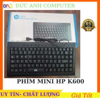 Bàn Phím Mini HP K600 / DELL KB616 - Thiết Kế Nhỏ Gọn- Tiện Dụng, Bảo Hành 12 Tháng- Hàng Công ...