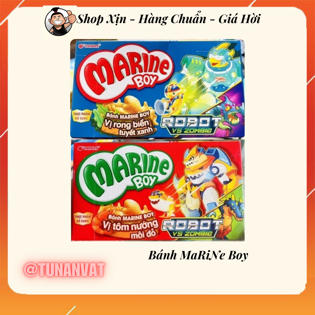 combo 2 hộp Bánh Marine Boy (Bánh Cá) 2 Vị Hộp 35g | Shopee Việt Nam