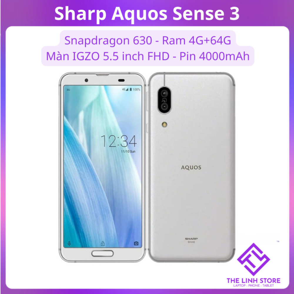 Điện thoại Sharp Aquos Sense 3 màn 5.5 inch - Snap 630 ram 4G 64G | Shopee Việt Nam