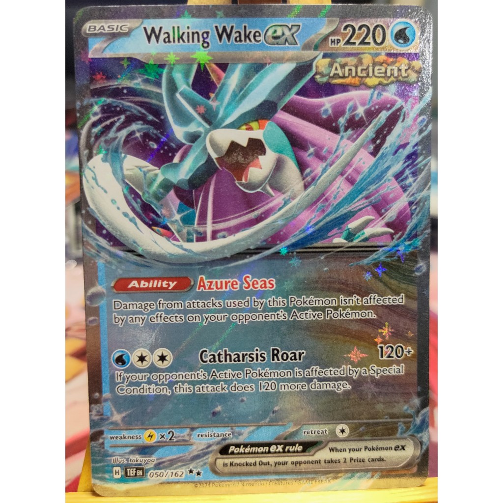 [KW2 Pokemon] [EN] Thẻ Pokemon Walking Wake ex - 050/162 - Ultra Rare ...