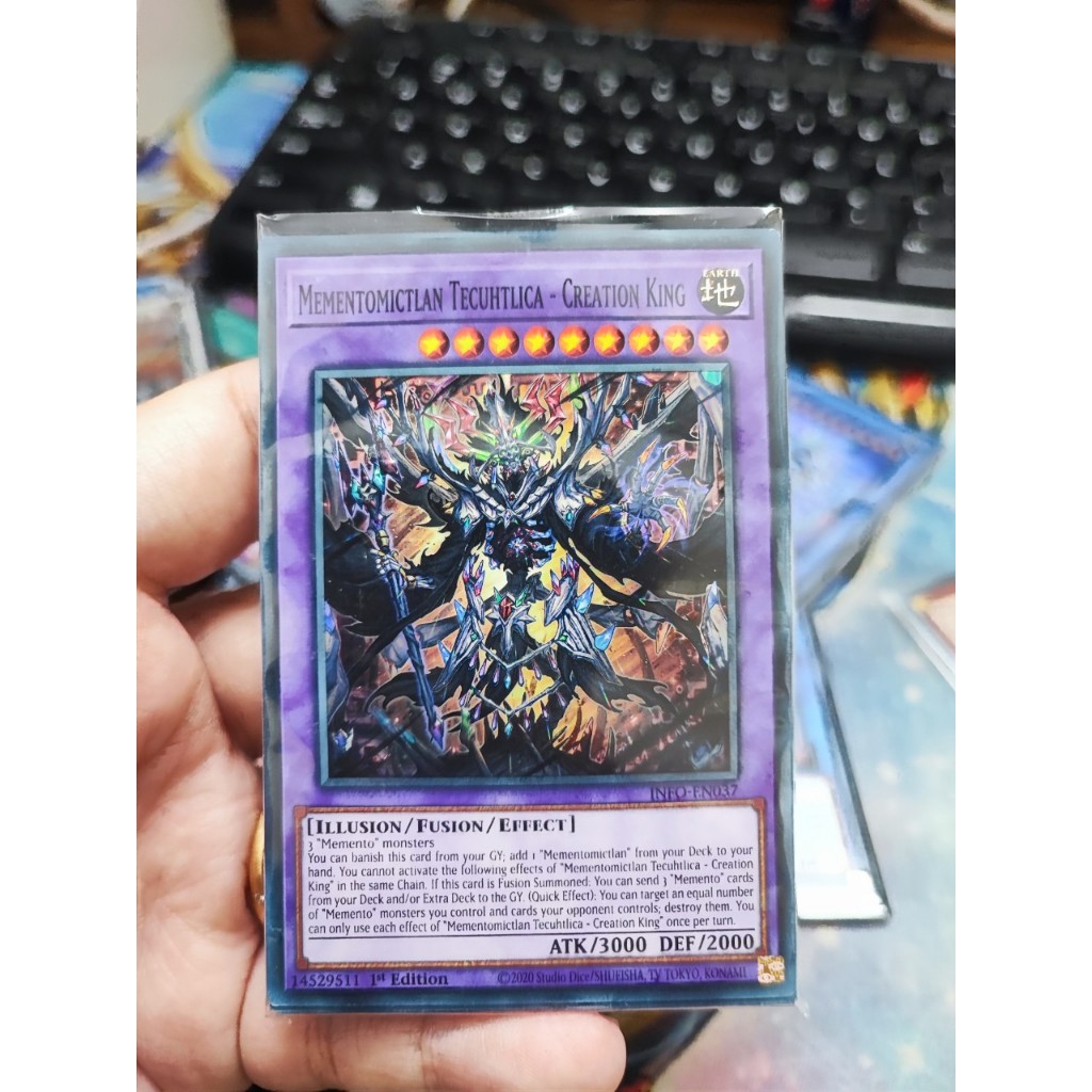 [Yugioh Funny Shop] 1 lá thẻ bài Mementomictlan Tecuhtlica - Creation King - INFO-EN037 - Super ...
