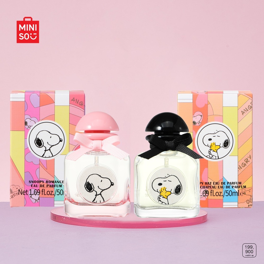 Nước hoa Nữ MINISO Phiên bản Snoopy Romance và Eau de Parfum nhập khẩu ...