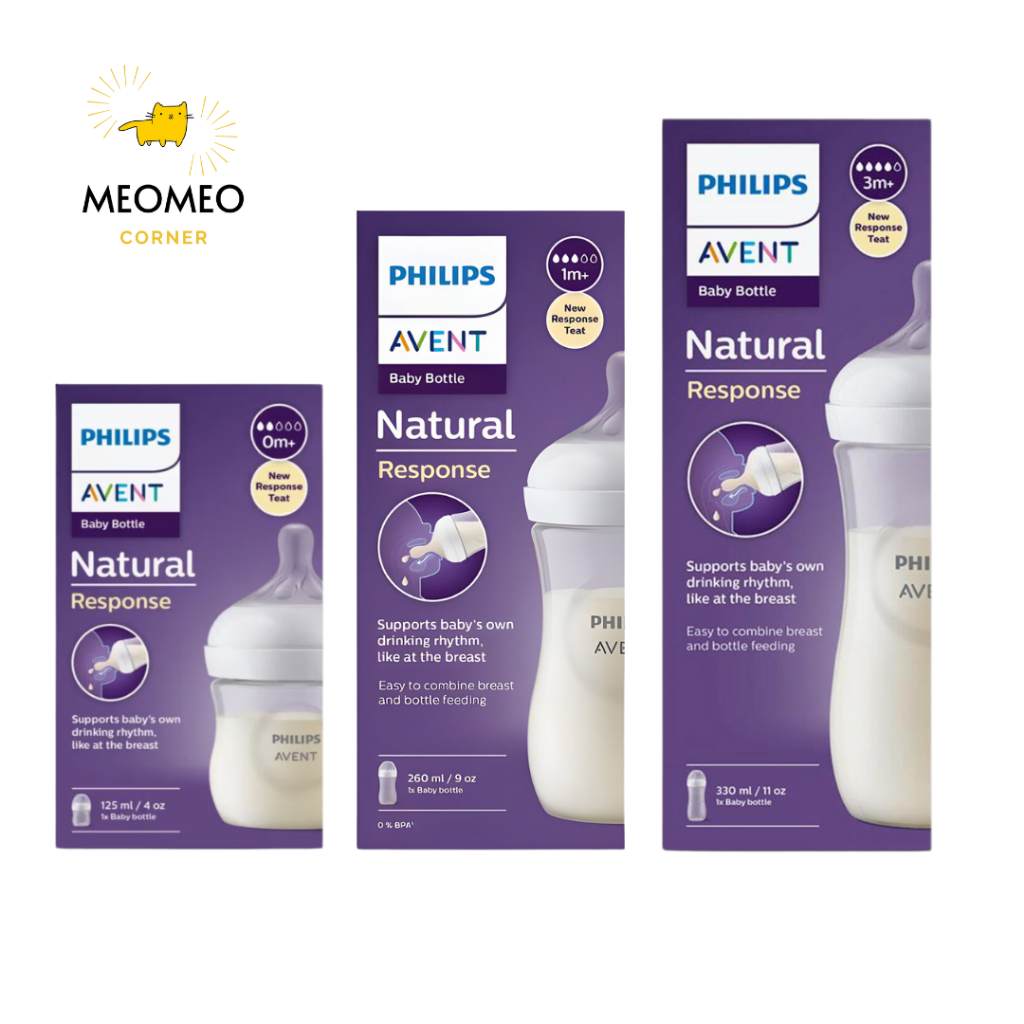 Bình sữa chống đầy hơi Philip Avent/ Avent 125ml/ 260ml/ 330ml | Shopee ...
