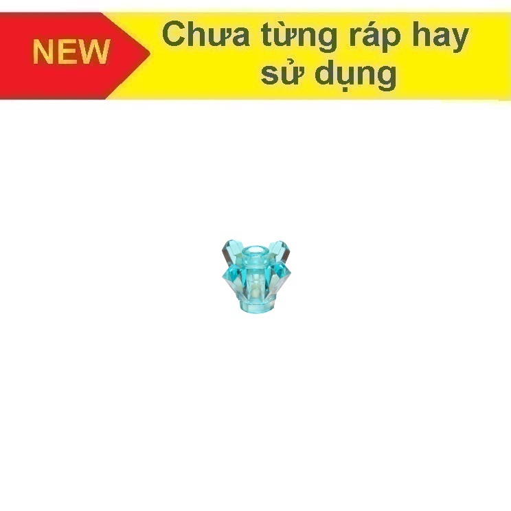 Đồ chơi xếp hình Phụ kiện Lego Rock 1 x 1 Crystal 4 Point | Shopee Việt Nam