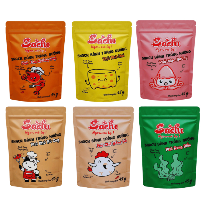 Snack Bánh tráng nướng Sachi 45g | Shopee Việt Nam