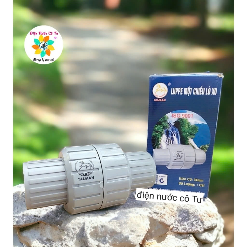 Van Luppe lò xo 1 chiều TAIJAN - van 1 chiều có lò xo phi 21, 27, 34 ...