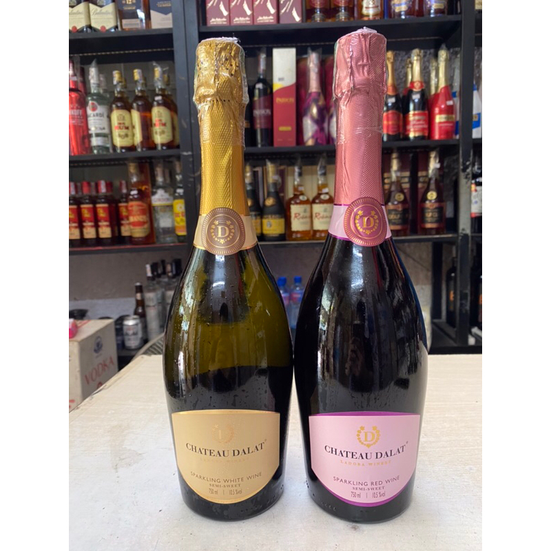 Vang Nổ Đà Lạt CHATEAU DALAT Sparkling 10.5 % 750ml | Shopee Việt Nam