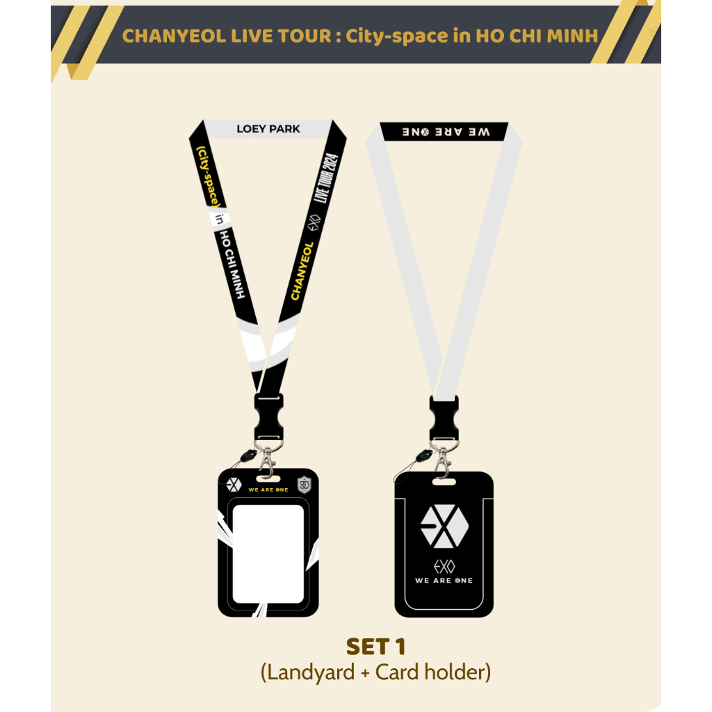 LANYARD 2024 CHANYEOL LIVE TOUR: city-space in Ho Chi Minh DÂY ĐEO THẺ EXO DÀY ĐẸP XỊN, DÂY ĐEO ...