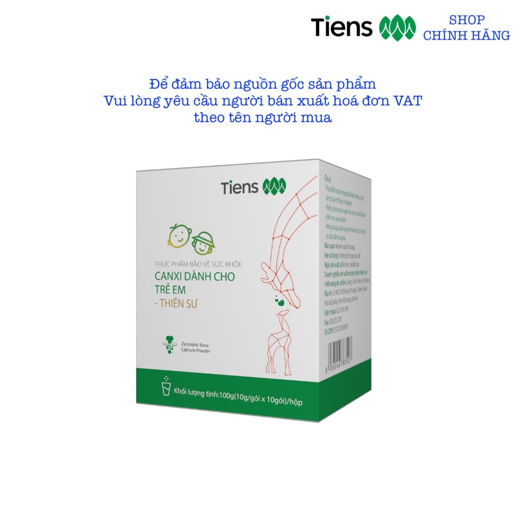 Canxi dành cho trẻ em Tiens Thiên Sư giúp bổ sung canxi hữu cơ cho bé ...