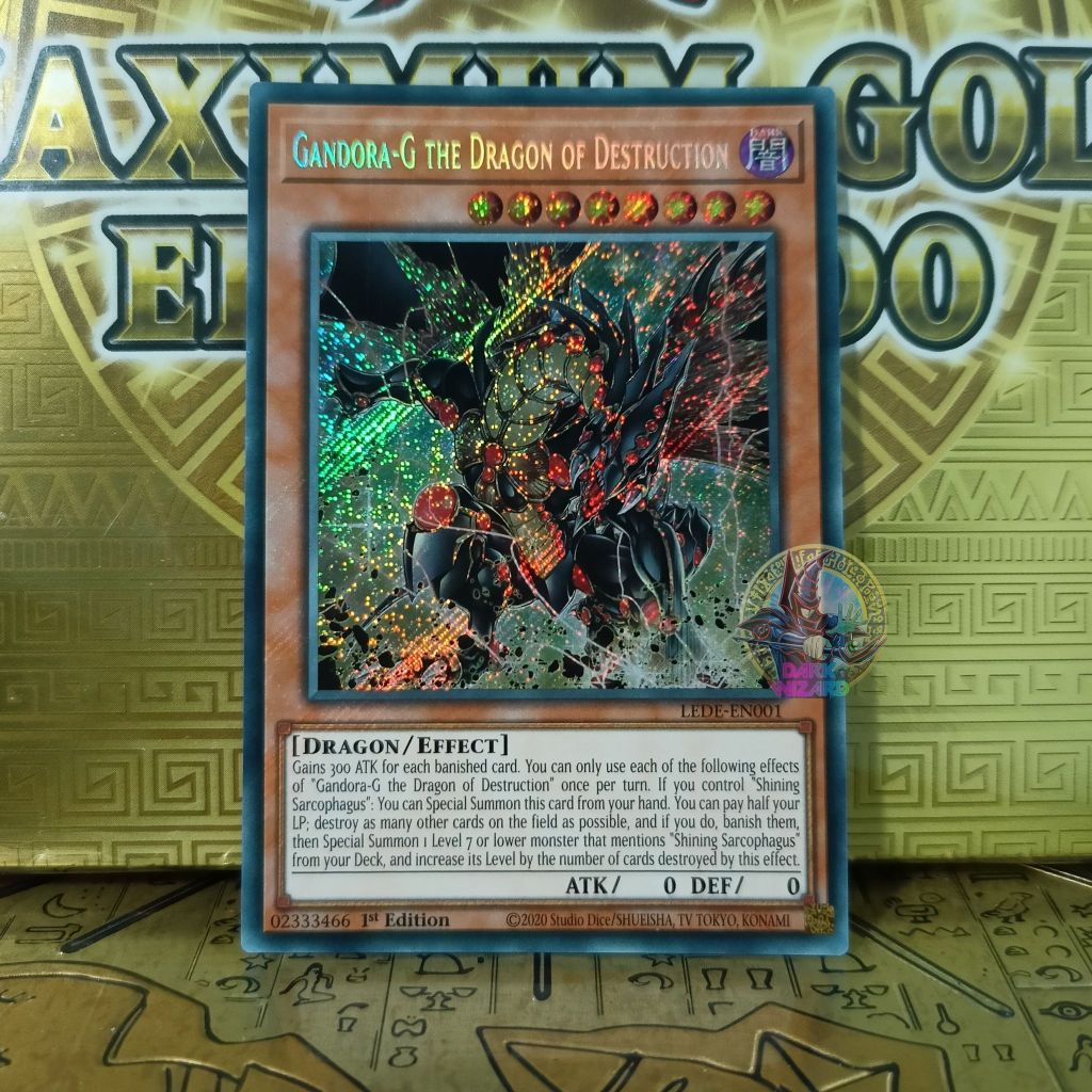 Gandora-G the Dragon of Destruction – LEDE-EN001 – Secret Rare [Thẻ bài Yugioh] | Shopee Việt Nam