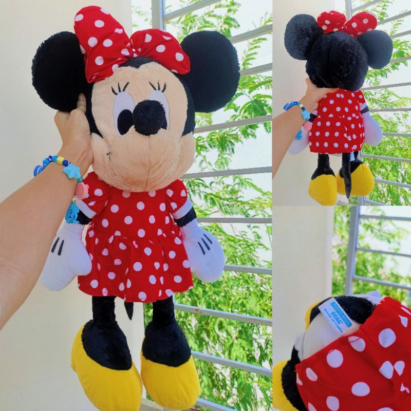[Disney SEGA] Gấu bông chuột MINNIE MOUSE 50cm lông xù mềm chính hãng ...