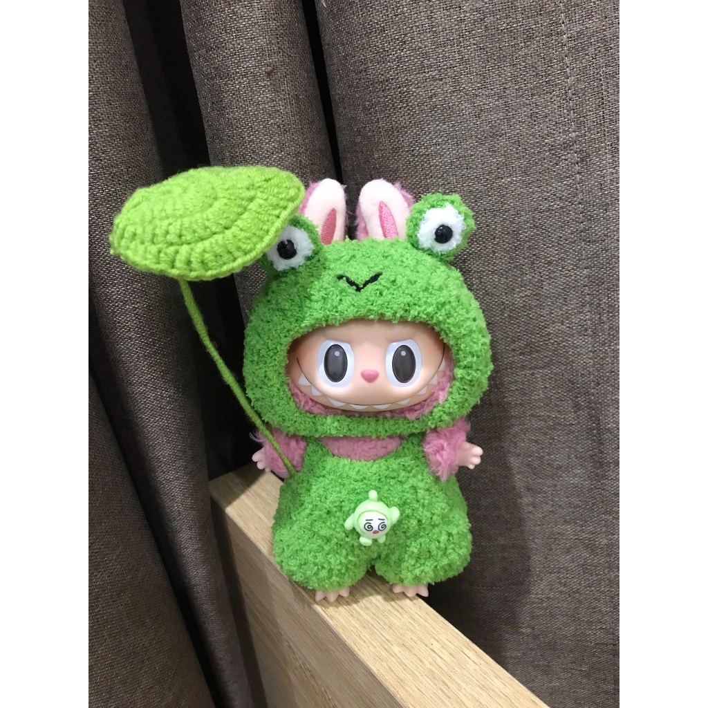 (Ảnh thật) Set quần áo labubu handmade chú ếch xanh | Shopee Việt Nam