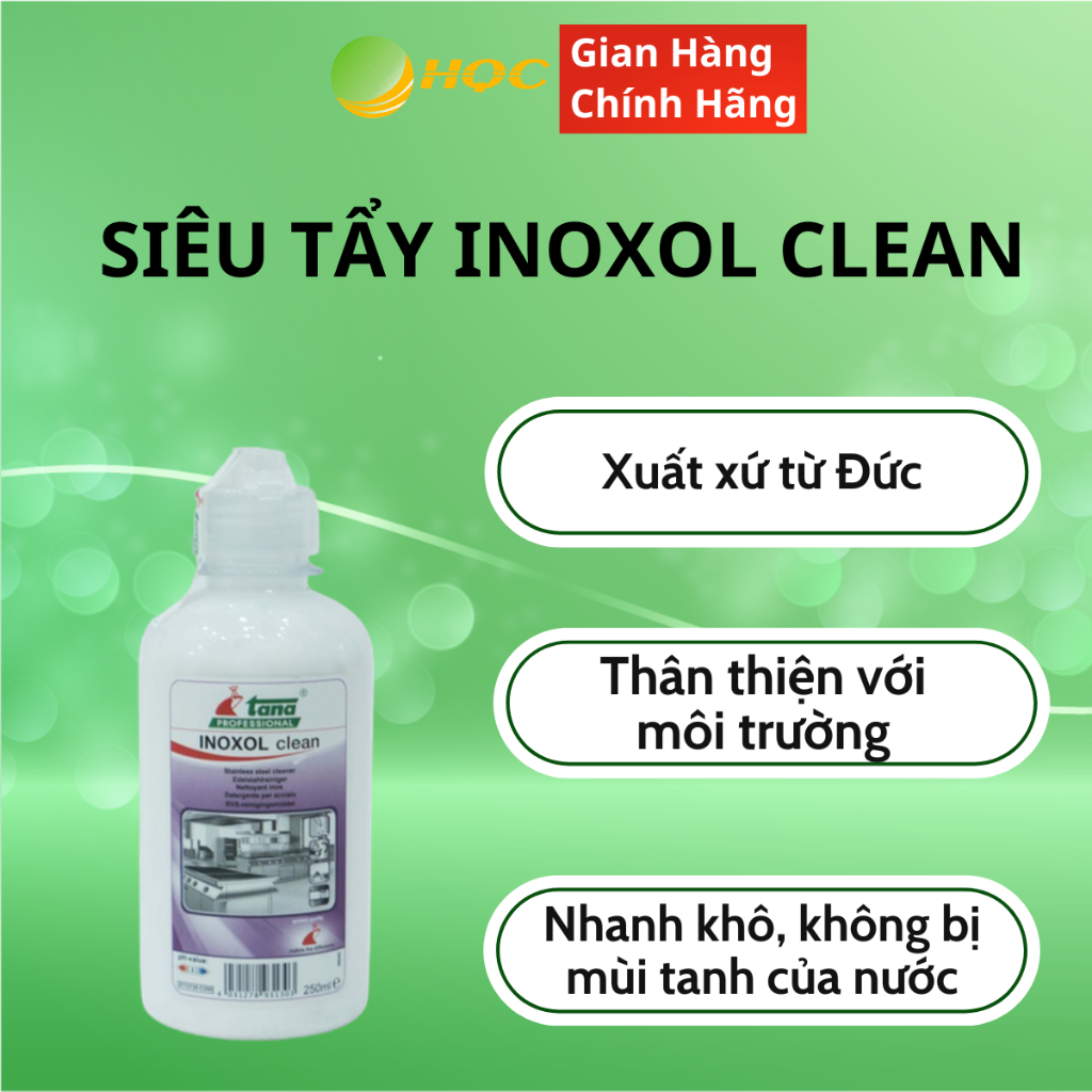 Siêu tẩy gỉ sét kim loại inox, thép rỉ sét INOXOL CLEAN 250ml | Shopee ...