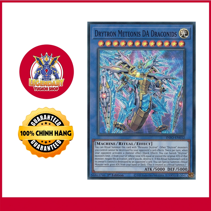 [Thẻ Bài Yugioh Chính Hãng] Drytron Meteonis DA Draconids | Shopee Việt Nam