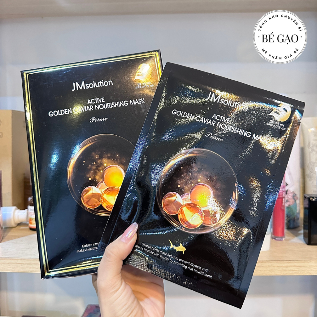 [Giá Sỉ] Mặt Nạ Trứng Cá Tầm Phục Hồi Tái Tạo Da JMsolution 30ml x 10 Miếng | Shopee Việt Nam