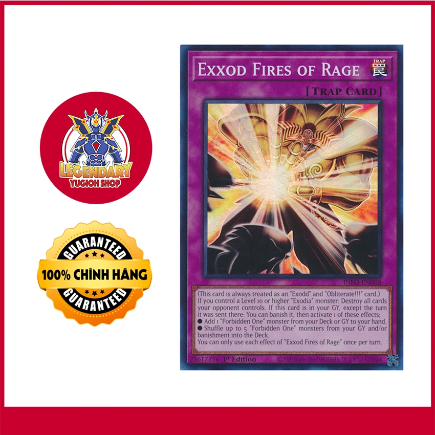 [Thẻ Bài Yugioh Chính Hãng] Exxod Fires of Rage | Shopee Việt Nam