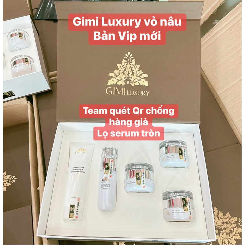 Kem Nám Gimi Luxury Mẫu Mới Nhất ( Bản serum lọ tròn ) | Shopee Việt Nam