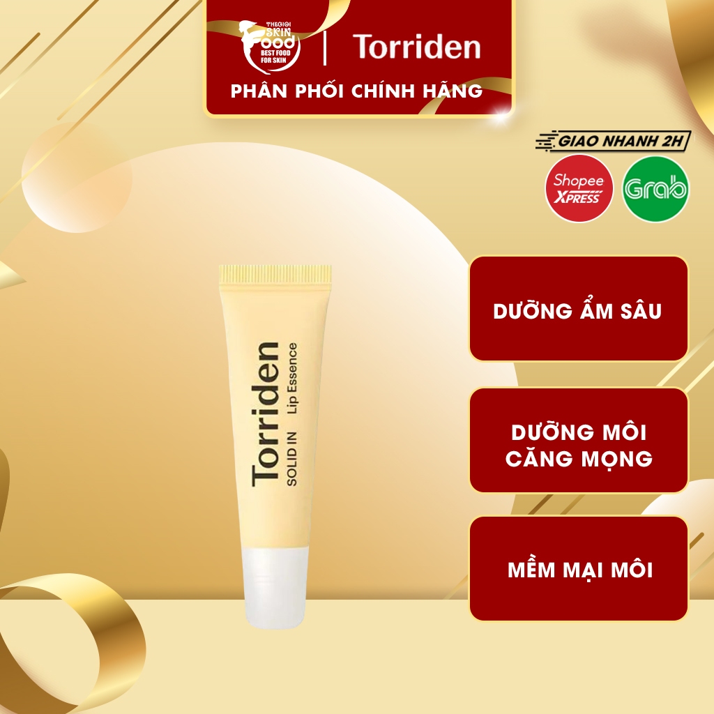 Tinh Chất Dưỡng Môi Căng Mọng, Cấp Ẩm Torriden Solid-In Lip Essence 11ml | Shopee Việt Nam