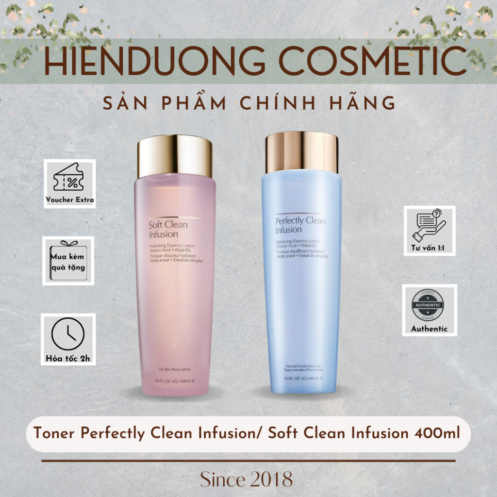 Toner Perfectly Clean Infusion/ Soft Clean Infusion fullsize 400ml (Bản ...